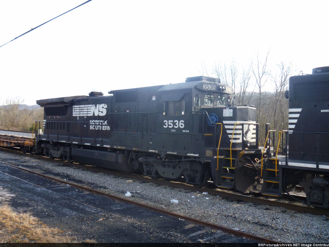 NS 3536 with Conrail brake wheel